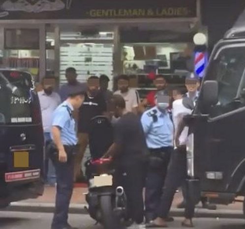 Hong Kong police officer caught on video using profanity while handling ...