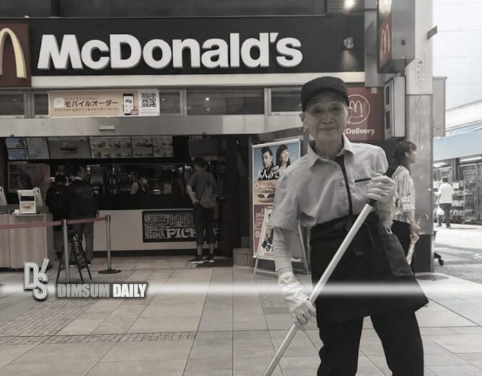 90-year-old Japanese woman remains a committed McDonald's employee for ...