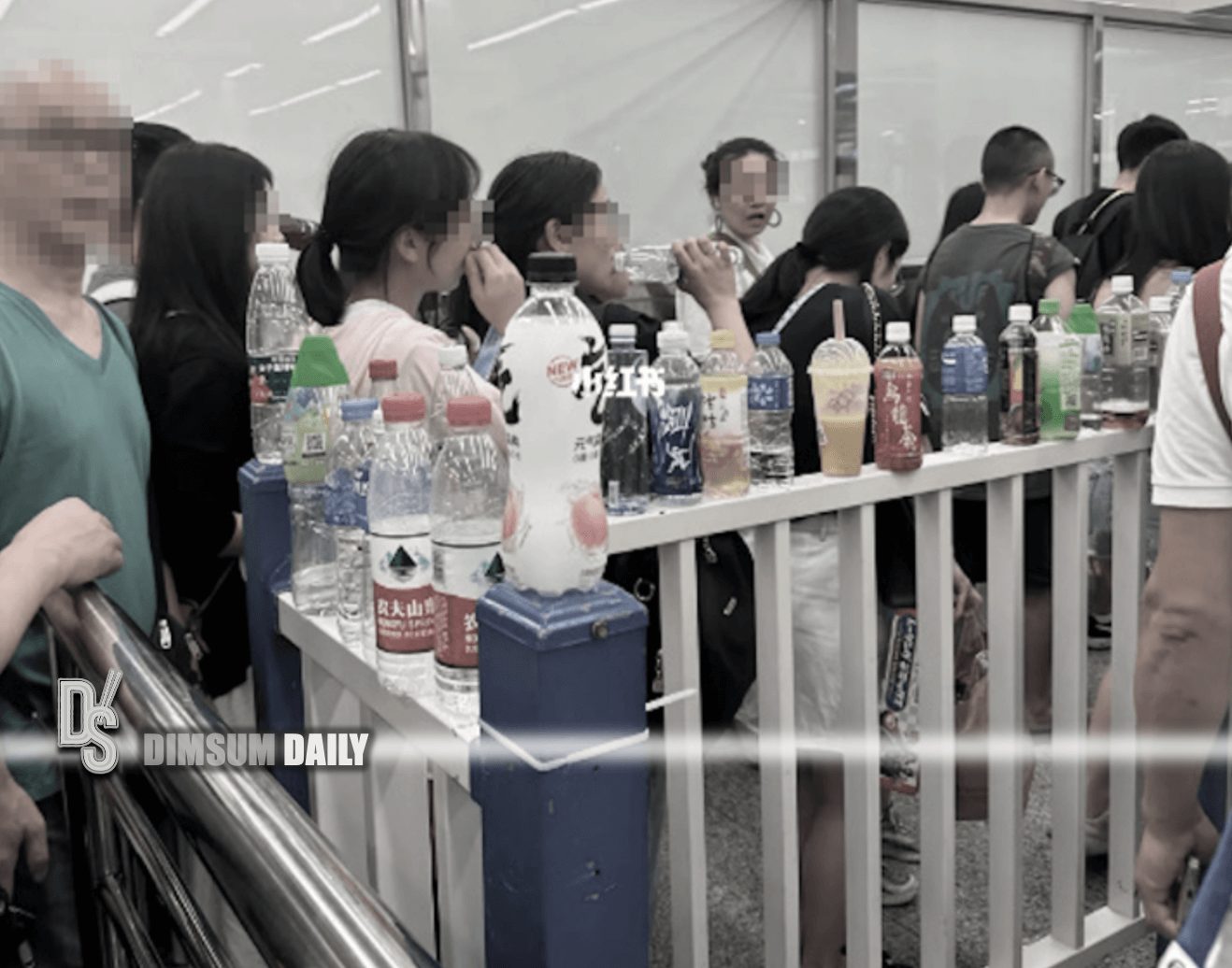 A disturbing sight of bottles piling up at the border crossing of ...