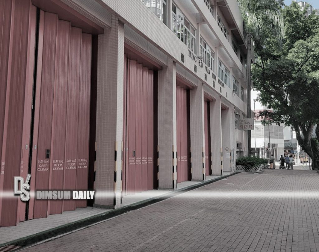 Firefighter involved in accident while reversing at Tung Lo Wan Fire Station, falls into fish ...