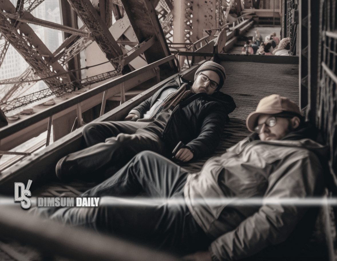 2 American tourists found sleeping atop Eiffel Tower after eluding ...