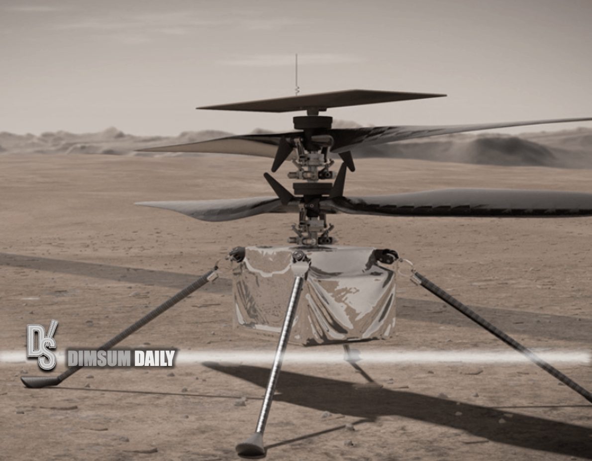 NASA's Mars helicopter completes 55th flight on the Red Planet - Dimsum ...
