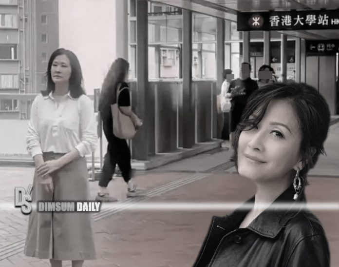 53-year-old former actress Flora Chan's stunning appearance at MTR HKU ...