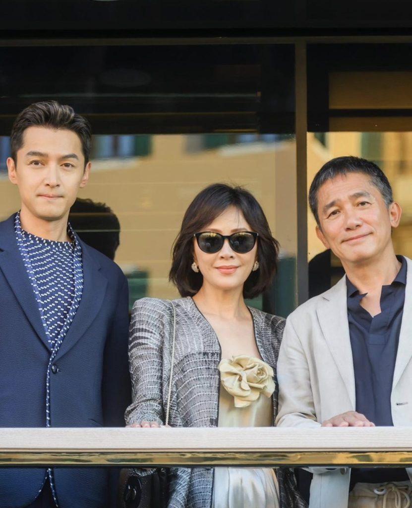 HK actor Tony Leung and his wife Carina Lau arrive at Venice Film ...