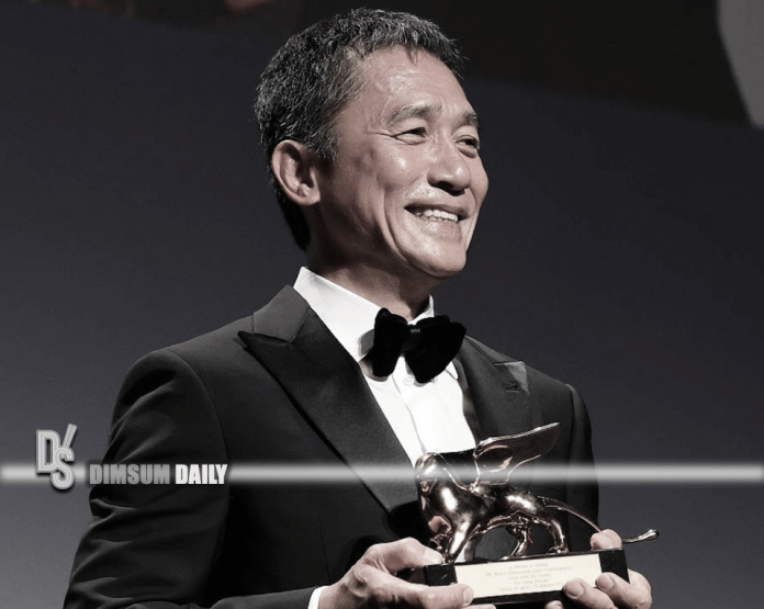 HK actor Tony Leung receives Golden Lion Lifetime Achievement Award at Venice Film Festival ...