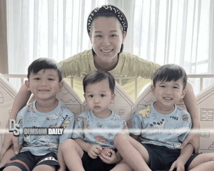 TVB actress Myolie Wu's eldest son Brendan shows brotherly love in ...