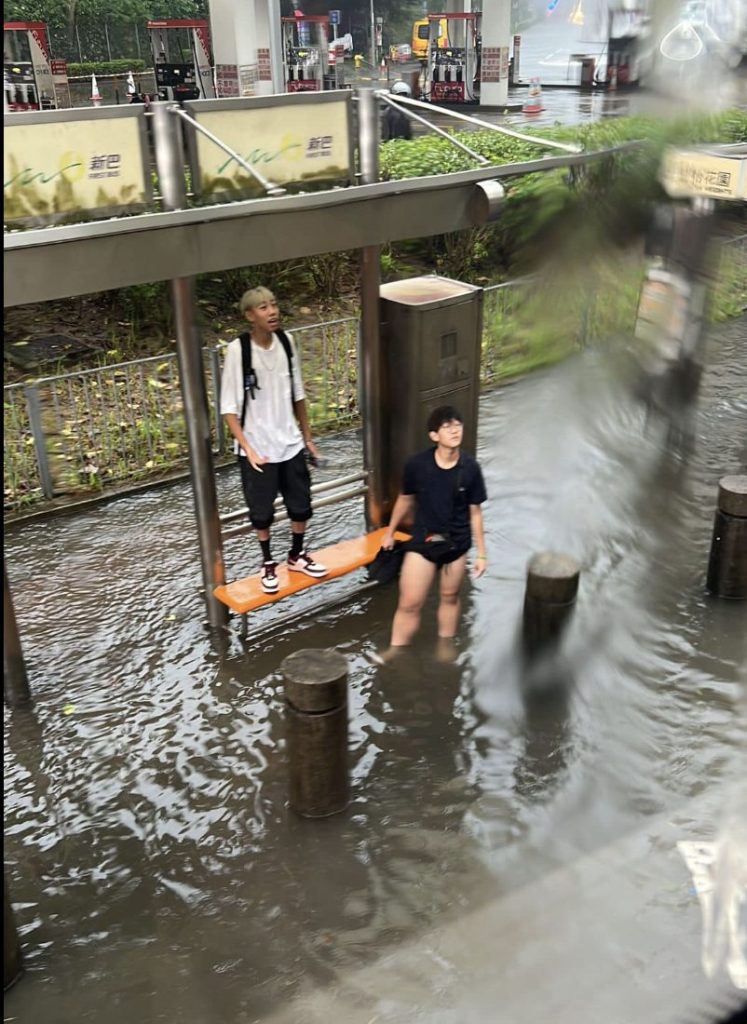 Sai Kung District hit by sudden heavy rainfall, flooding reported ...