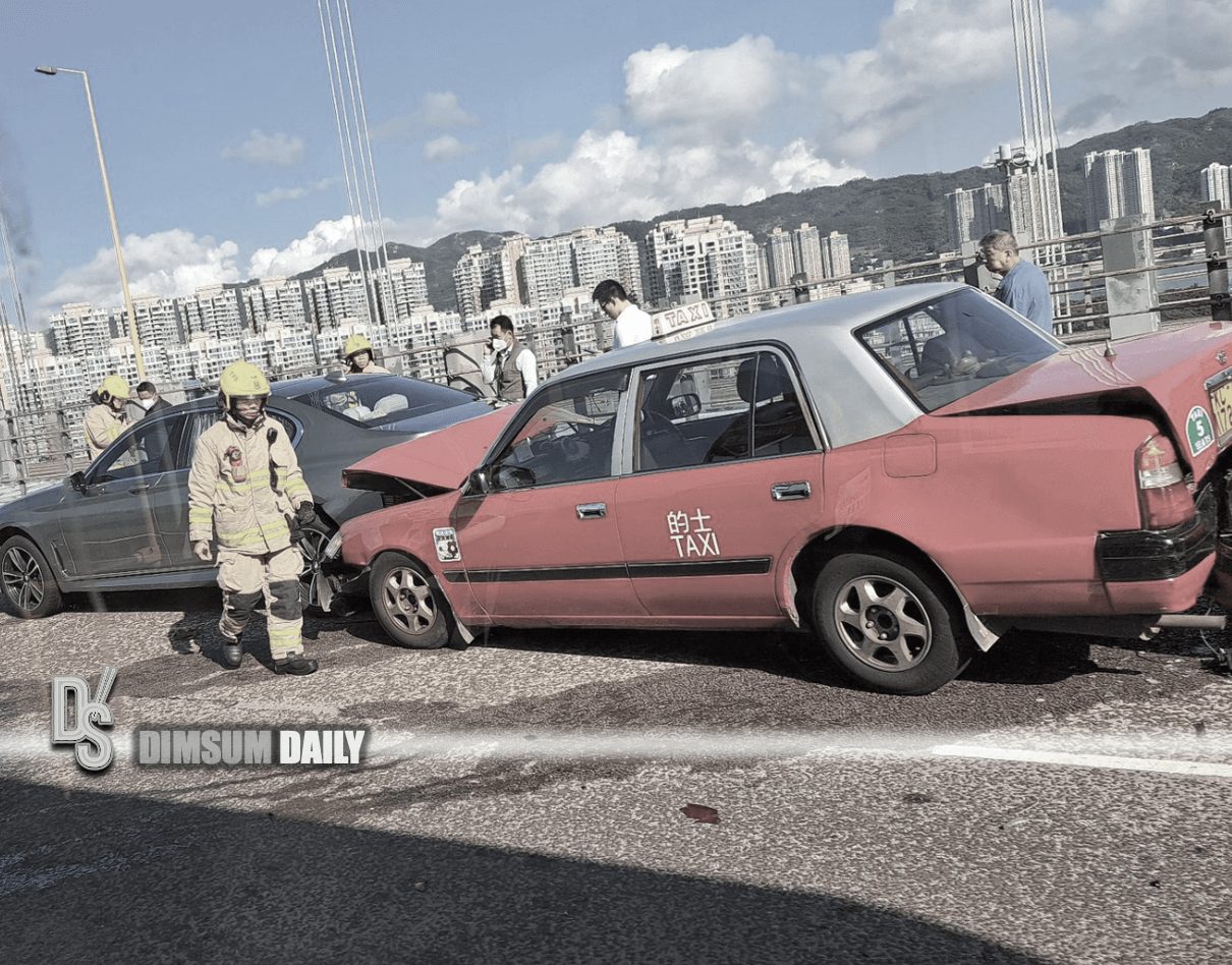 Multiple traffic accidents on Tsing Ma Bridge involving 14 vehicles lead to 2 injuries - Dimsum ...