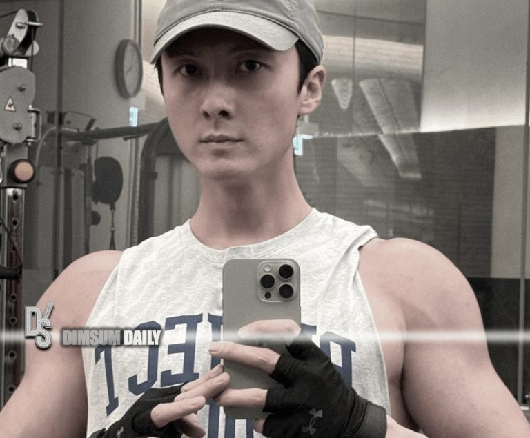 40-year-old actor Vincent Wong shows off ripped and veiny biceps on social media - Dimsum Daily