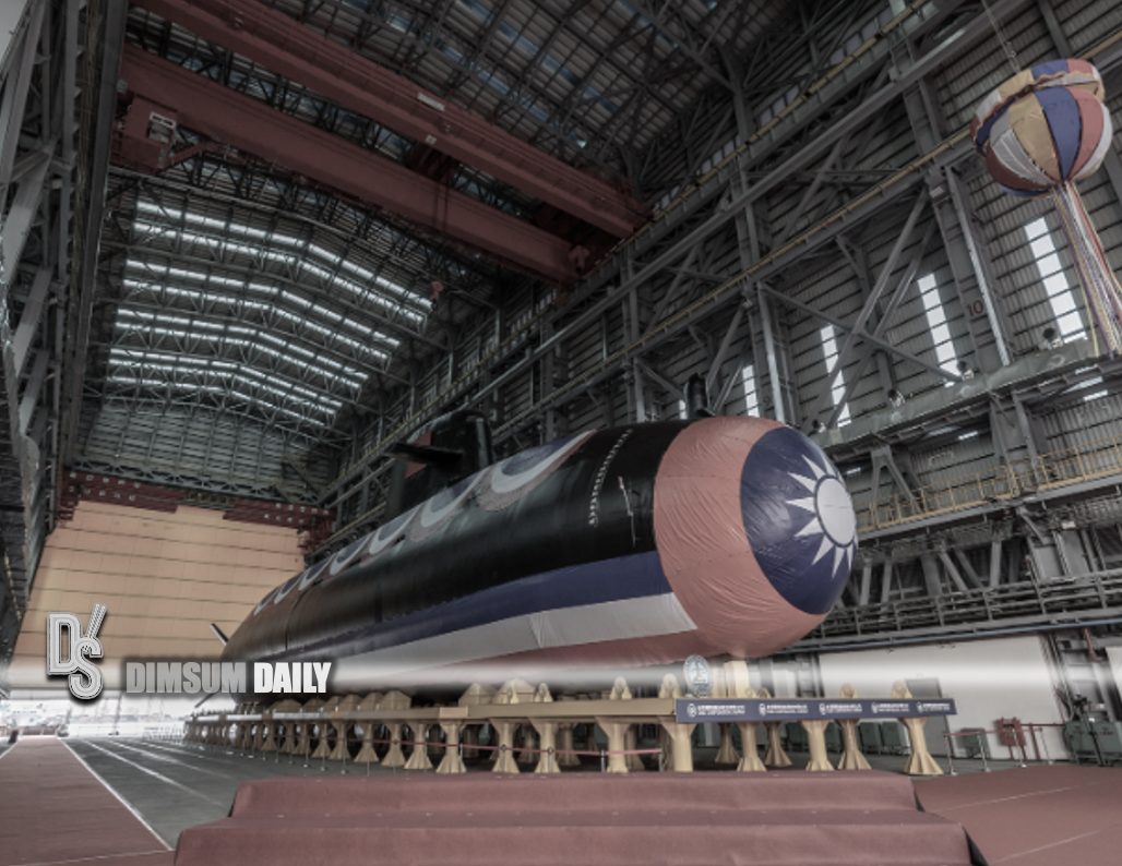Taiwan unveils locally built submarine to strengthen defence against ...