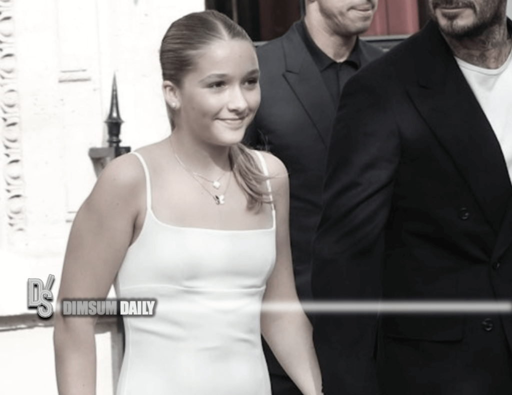 Victoria Beckham's fashion brand showcases in Paris as 12-year-old ...