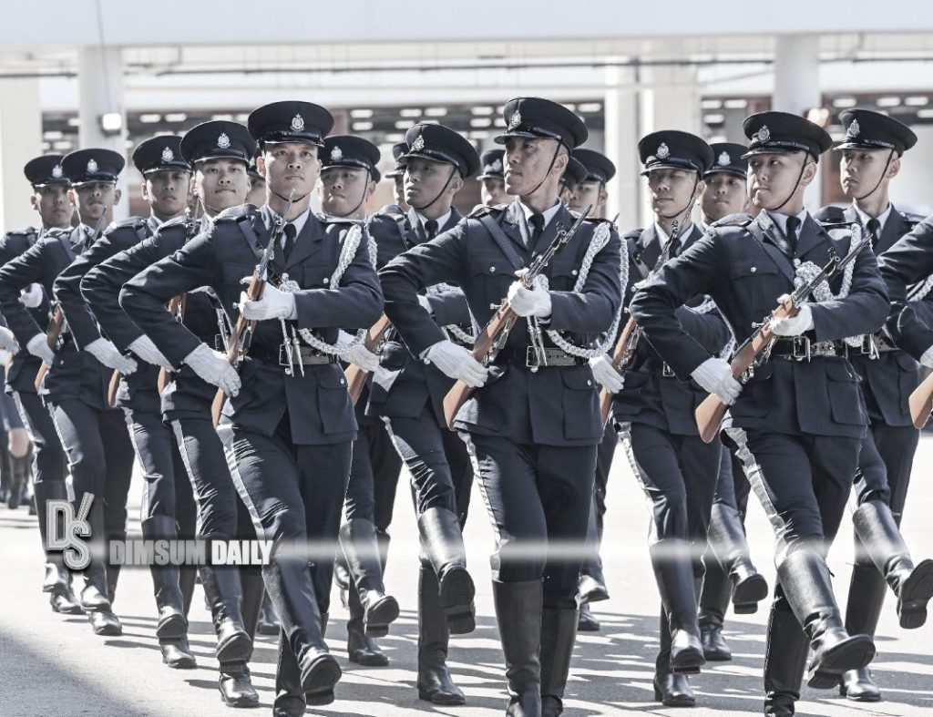 Security Bureau leads disciplined services and youth groups in National Day parade - Dimsum Daily