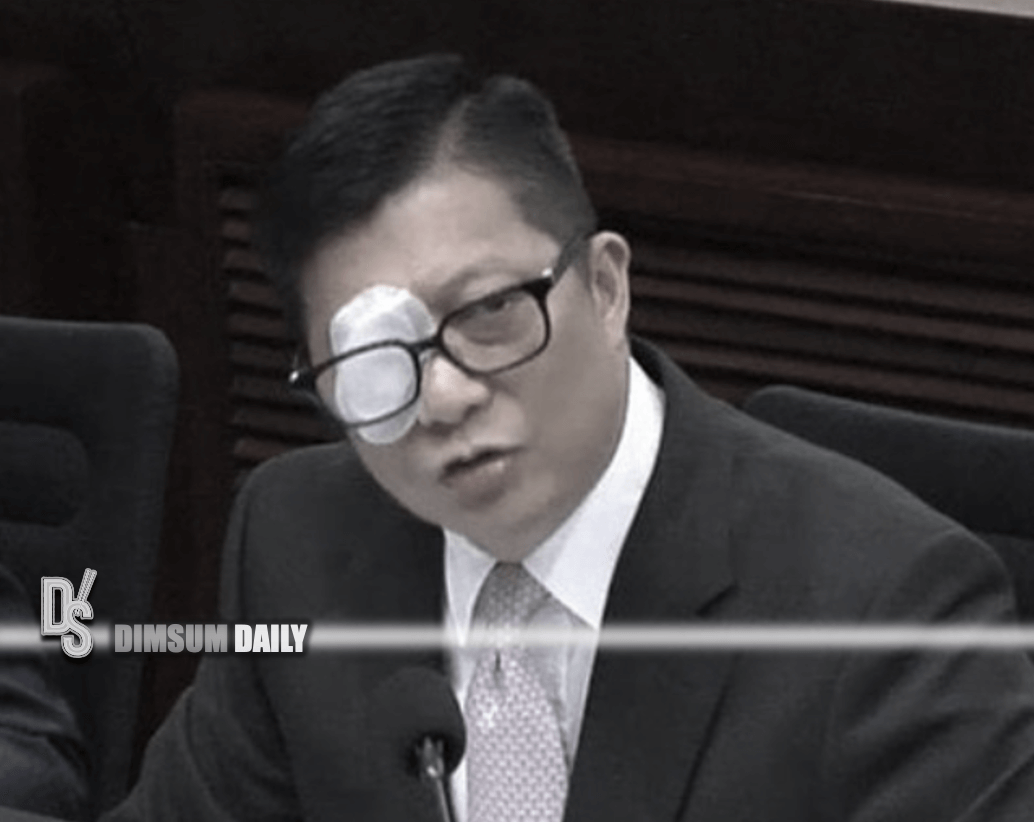 Secretary for Security Chris Tang attends Legislative Council meeting ...