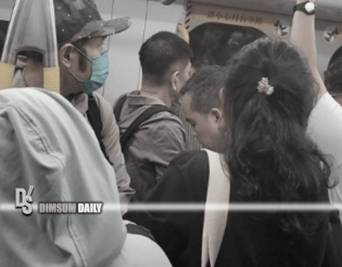 Commotion ensues as MTR halts above-ground train service due to Typhoon ...