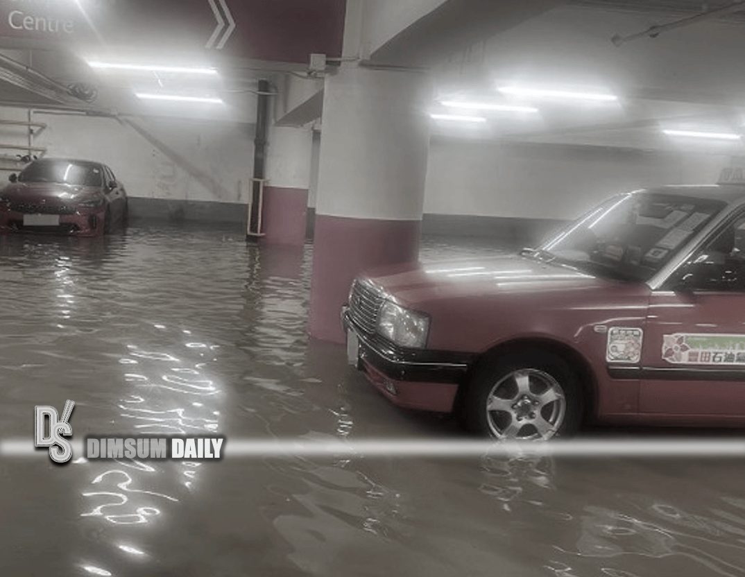 Wan Tsui Car Park staff in Chai Wan utilise 6 electric water pumps to ...