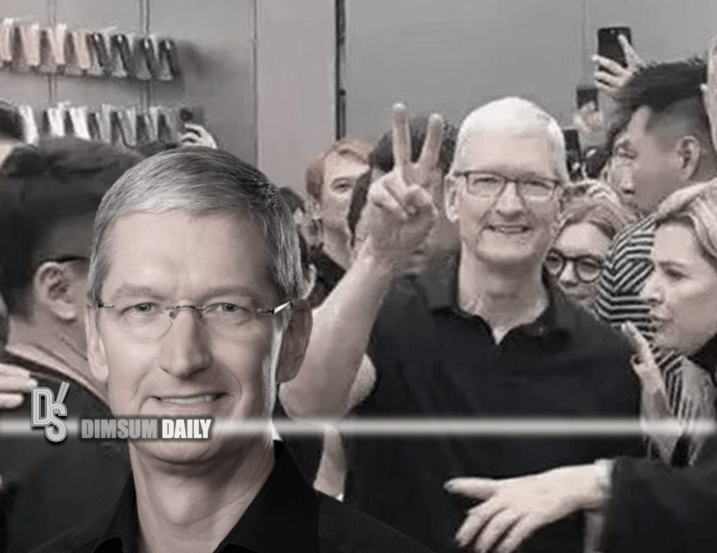 Apple CEO Tim Cook makes low-key visit to mainland China - Dimsum Daily