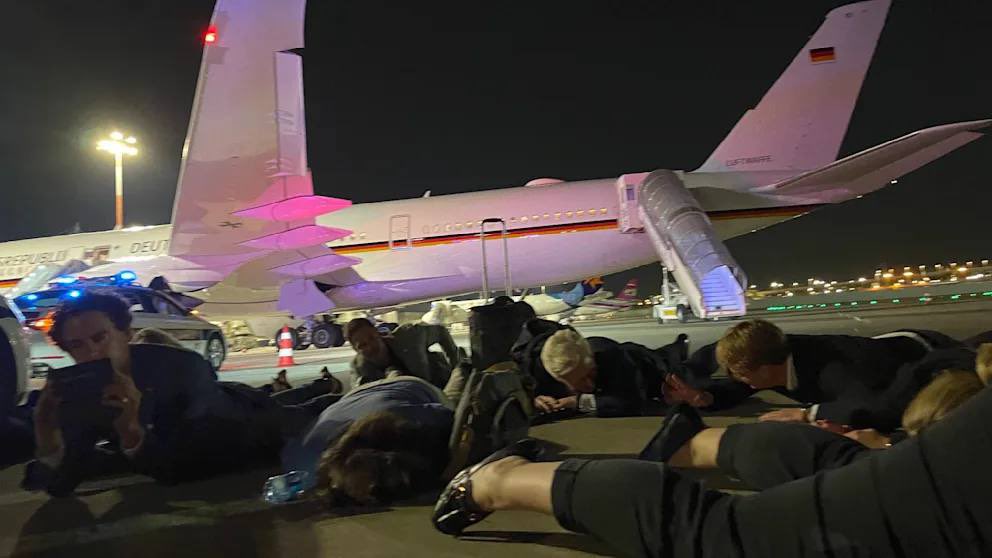 German Chancellor's plane evacuated at Ben Gurion Airport amid rocket ...