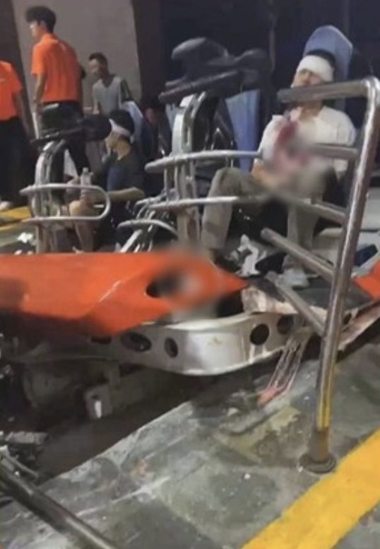 Multiple injuries reported as roller coaster collision occurs at Happy ...