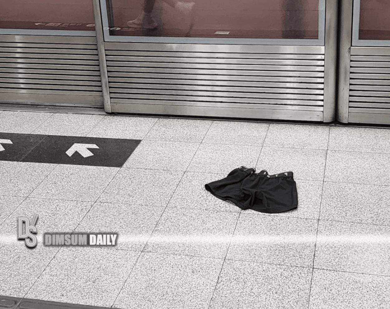 Mysterious boxer shorts incident raises eyebrows on MTR platform ...