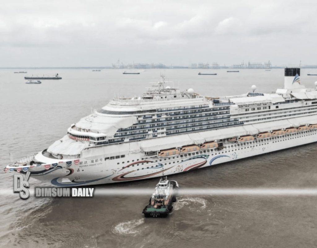 China's state shipbuilding corporation delivers first domestic large ...