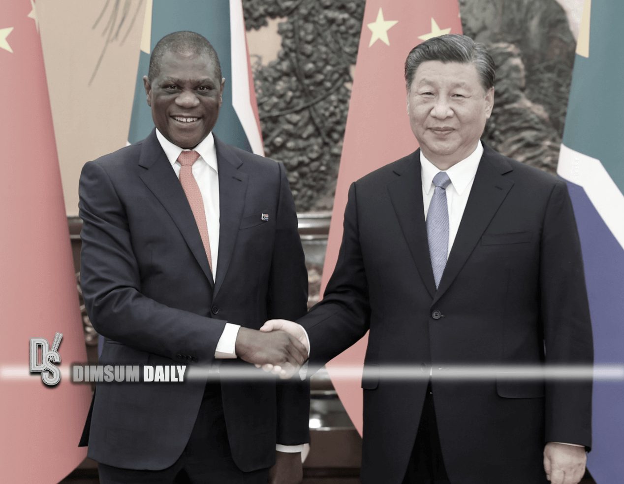 Chinese President Xi Jinping and South African Deputy President Paul Mashatile foster stronger ...
