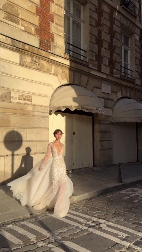 Hong Kong actress Dada Chan stuns in wedding dress photoshoot in Paris ...