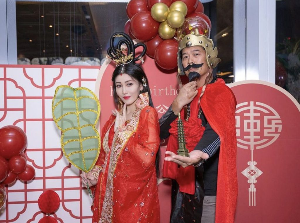 Hong Kong actress Rain Li Choi-wah celebrates 40th birthday with ...