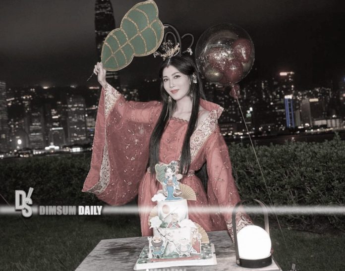 Hong Kong actress Rain Li Choi-wah celebrates 40th birthday with ...