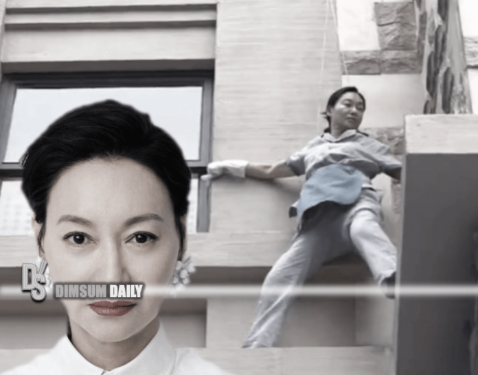 Daring stunt conquered by award-winning actress Kara Wai at 62 - Dimsum ...