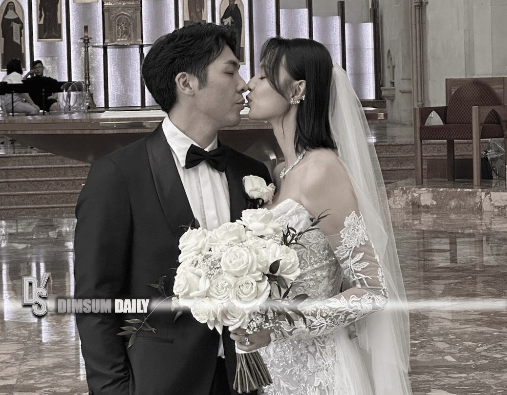 HK actress Louise Wong and Sheldon Lo finally hold belated wedding ...