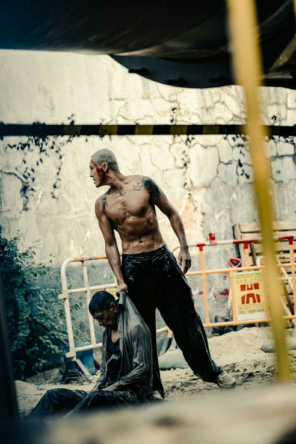 HK actor William Chen flaunts chiseled physique in promotion of "Bursting Point" film - Dimsum Daily