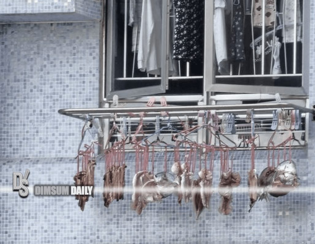 Outrage over meat drying incident outside apartment unit - Dimsum Daily
