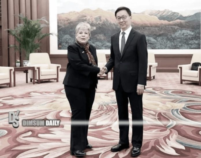 Chinese Vice President Han Zheng meets with Mexican Foreign Minister ...