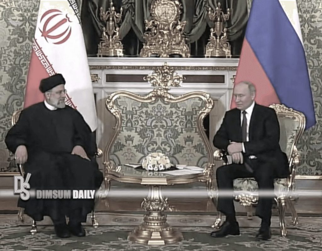 Iranian President Ebrahim Raisi engages in talks with Russian ...