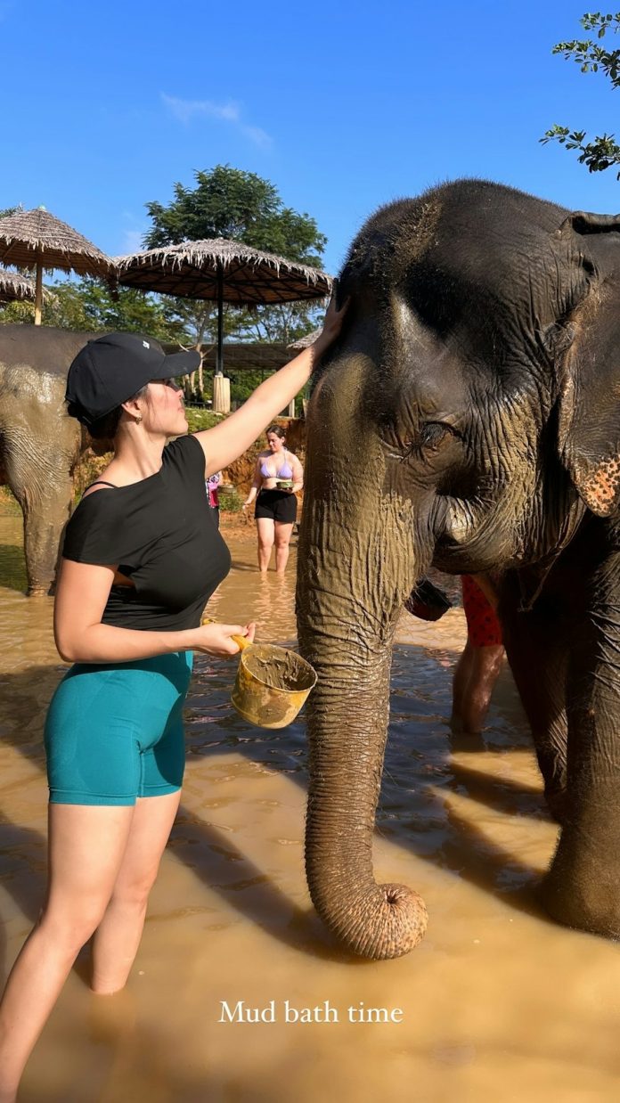 Christy Chung's daughter Yasmine Ross enjoys playful encounter with ...