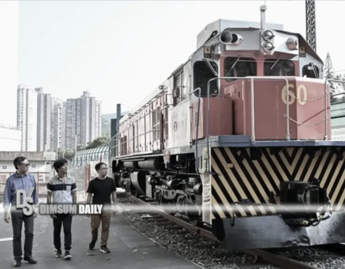 Hong Kong's historic locomotive, diesel electric engine No. 60 "Peter ...