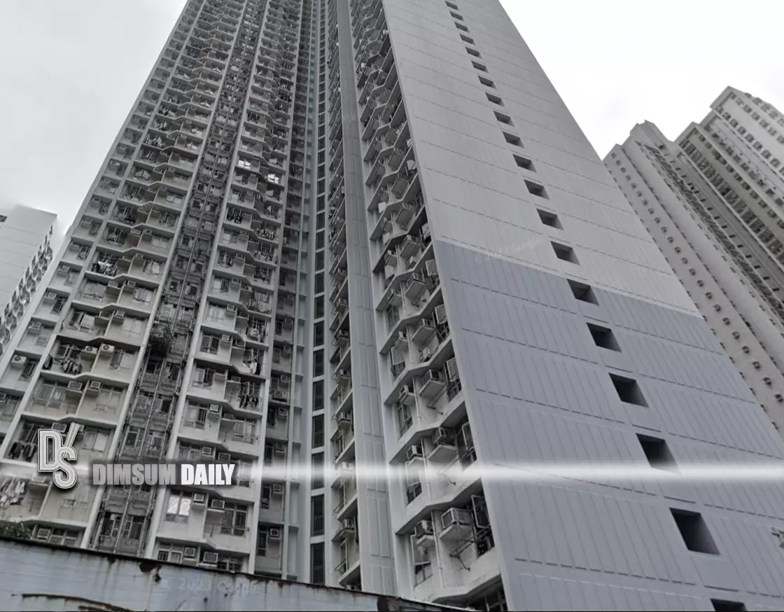 Distressed woman plunges from top of Fook Yat House, Fortune Estate in ...