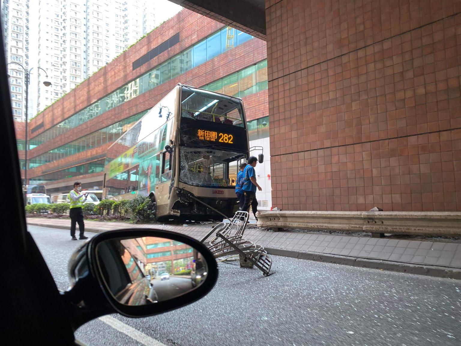 Double-decker KMB bus accident in Sha Tin leaves 12 injured - Dimsum Daily