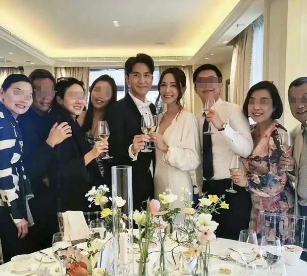 TVB actor Kenneth Ma holds lavish 5-star wedding banquet in TST, Roxanne Tong stuns in deep V ...