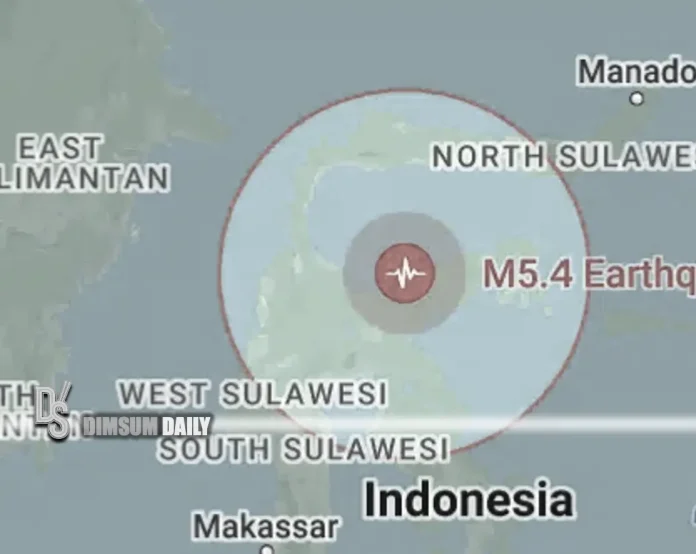 5.4-magnitude earthquake hits Central Sulawesi Province in Indonesia ...