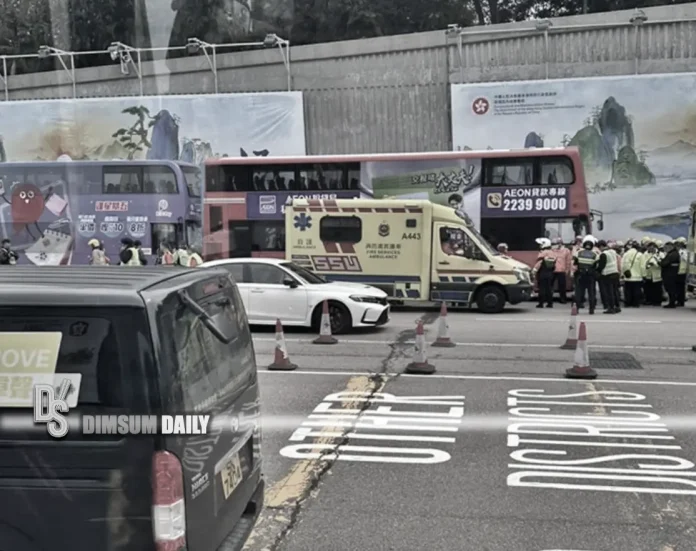 Two buses collide in Western Harbour Crossing, resulting in 10 injuries ...