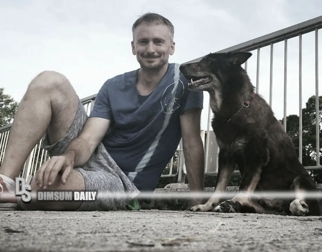 Late TVB actor Gregory Charles Rivers, devoted dog enthusiast, adopted ...