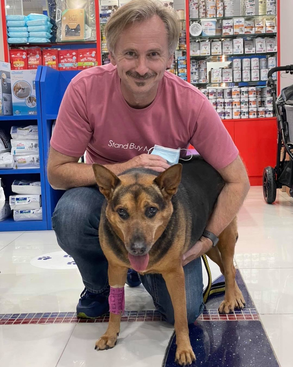 Late TVB actor Gregory Charles Rivers, devoted dog enthusiast, adopted ...