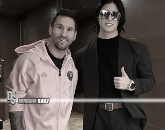 Japanese top gigolo Roland meets Argentine Football King Messi ...