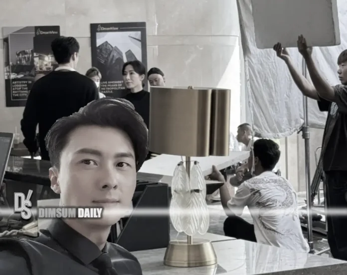 TVB heartthrob Vincent Wong garners praise for his handsome appearance during filming of drama ...