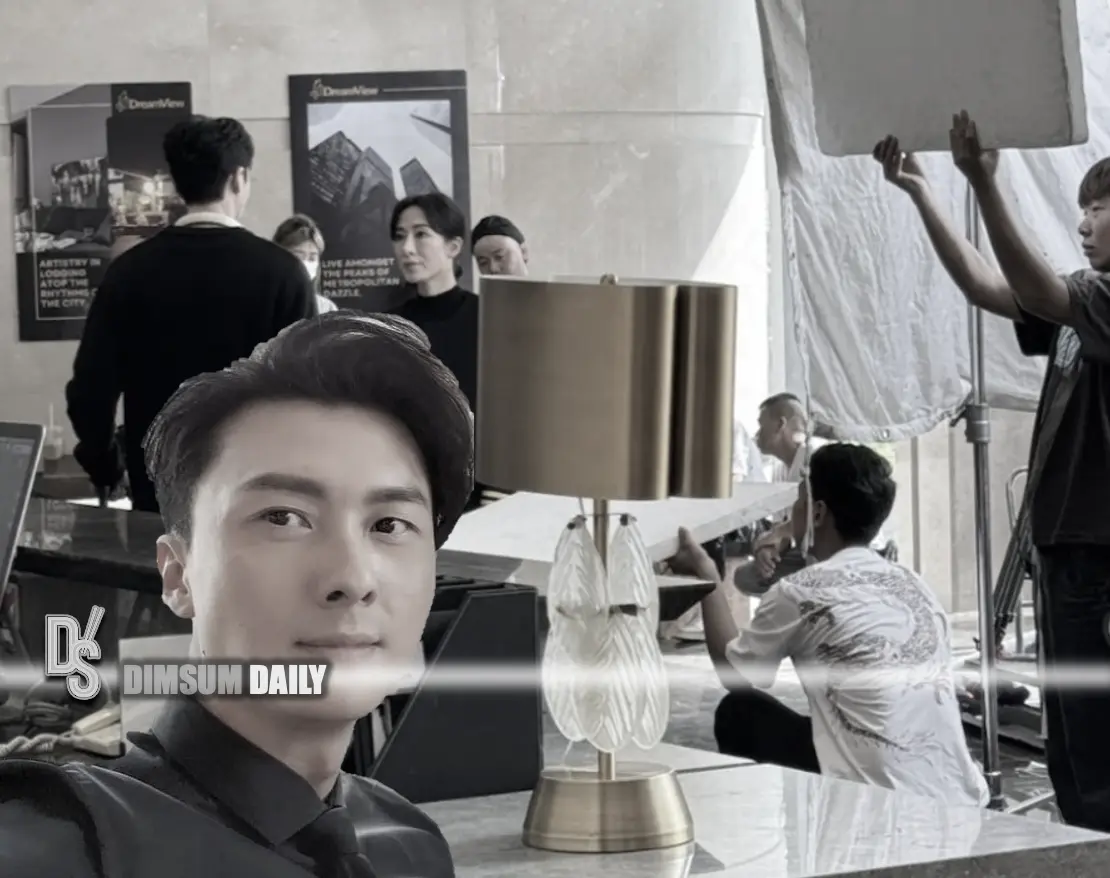 TVB heartthrob Vincent Wong garners praise for his handsome appearance during filming of drama ...