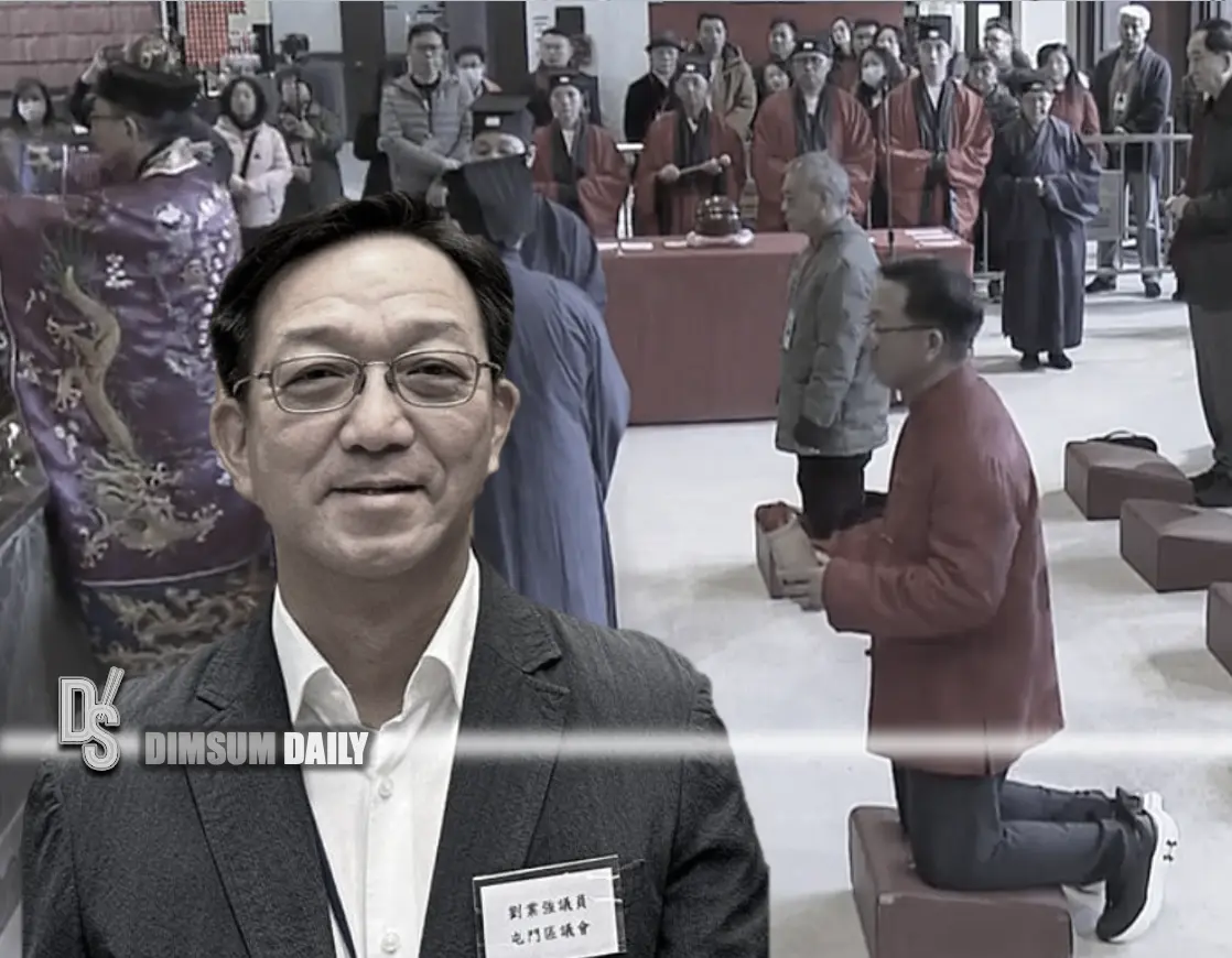 New Territories rural leader Kenneth Lau seeks favourable fortune for Hong Kong on second day of ...