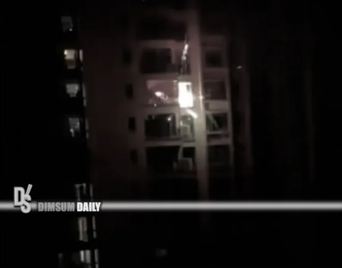 Fire breaks out in high-rise residential building in Guangzhou after ...