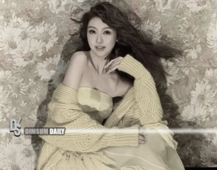 HK singer Fiona Sit shines in a yellow outfit, flaunting her sensuality ...