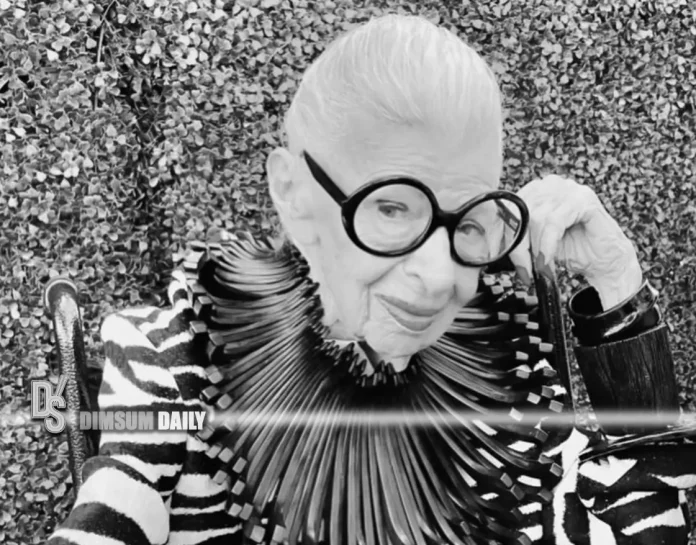 Fashion luminary Iris Apfel passes away at 102, leaving an indelible ...